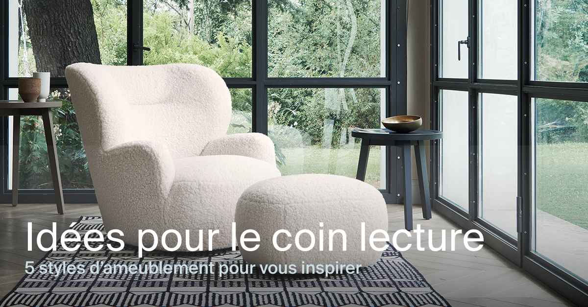 5 styles pour votre coin lecture design | Sediarreda.com