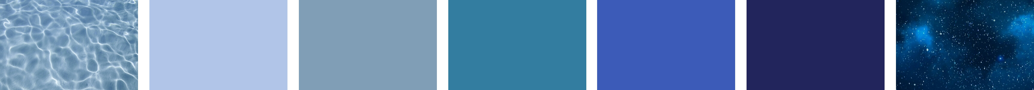 Notes of blue: summer color palettes and trends - Sediarreda