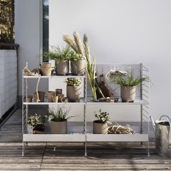 Outdoor K - Scaffale componibile per giardino di String, in acciaio ...