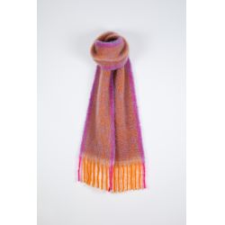Twist Frame Foulard - Mohair and wool scarf by Mantas Ezcaray ...