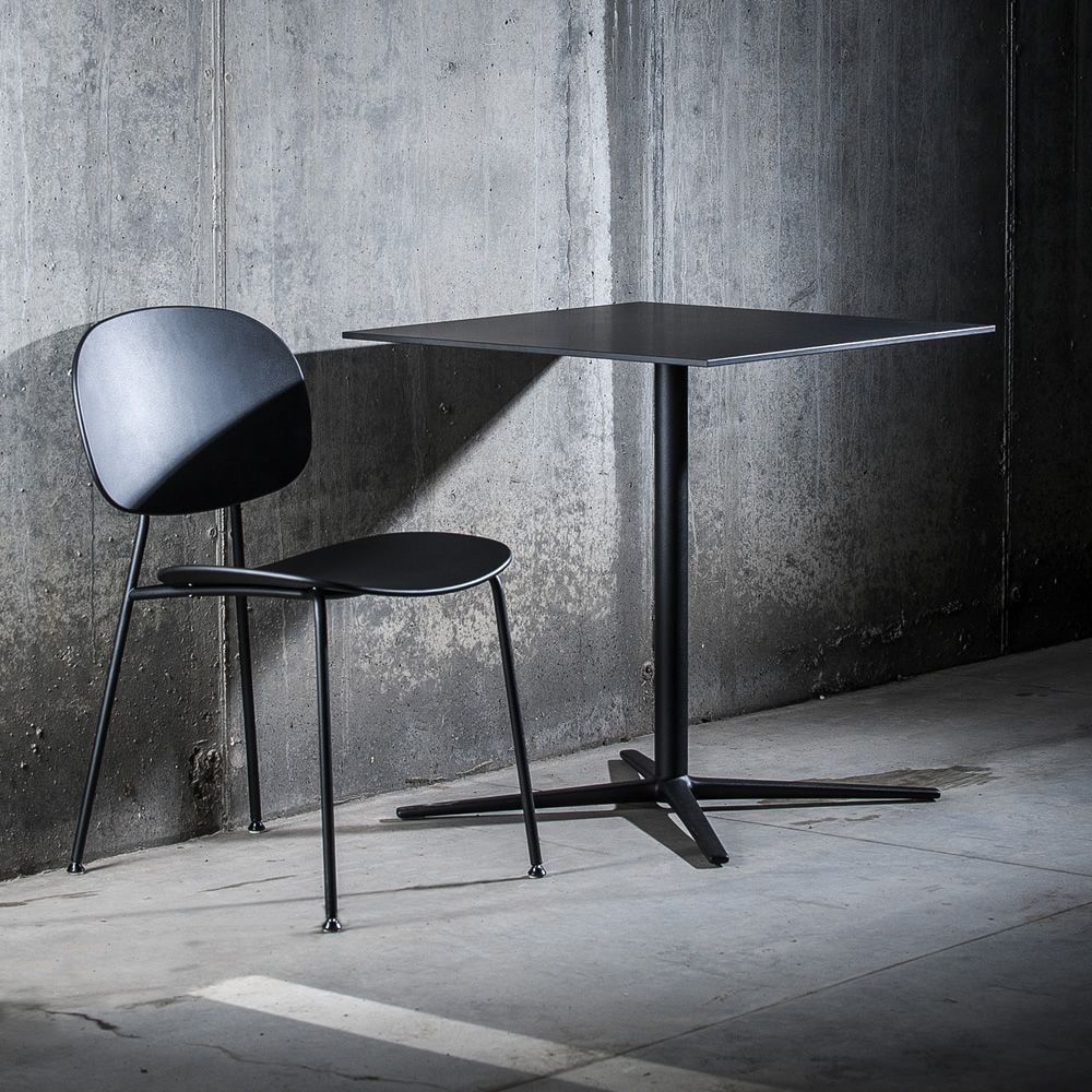 Tondina Pop: Chaise Infiniti en métal, assise et dossier en ...