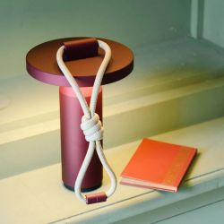 Quasar - Table lamp for indoor and outdoor use in painted aluminium, by ...