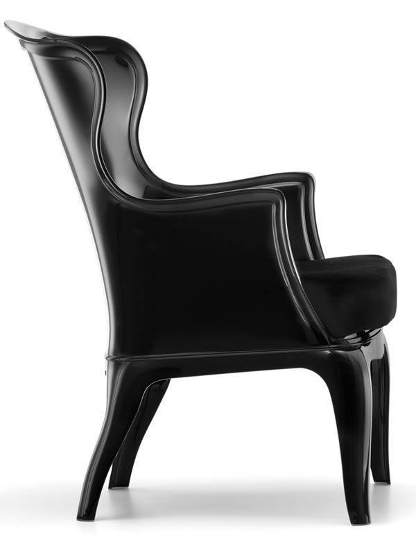 Pasha 660: Pedrali modern polycarbonate armchair, suitable for outdoor ...