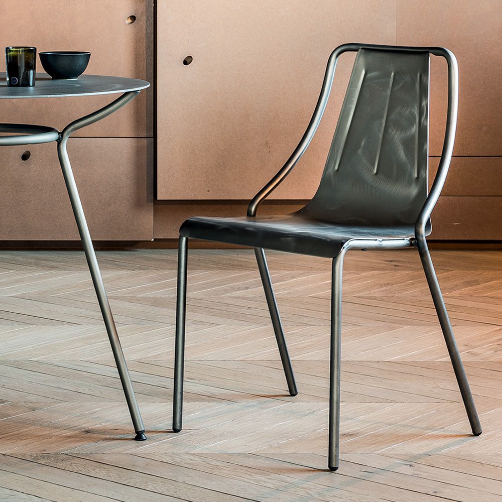 Ola In - Sedia Midj impilabile, in metallo - Sediarreda