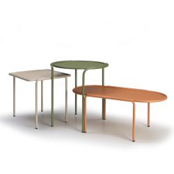 Dress Code - Table de jardin en métal par Scab avec plateau en métal ou ...