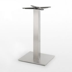 Inox 4440 - Square table base for bars and restaurants, in metal ...