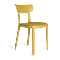 Canova GM - Infiniti stackable chair in polypropylene with fabric seat ...