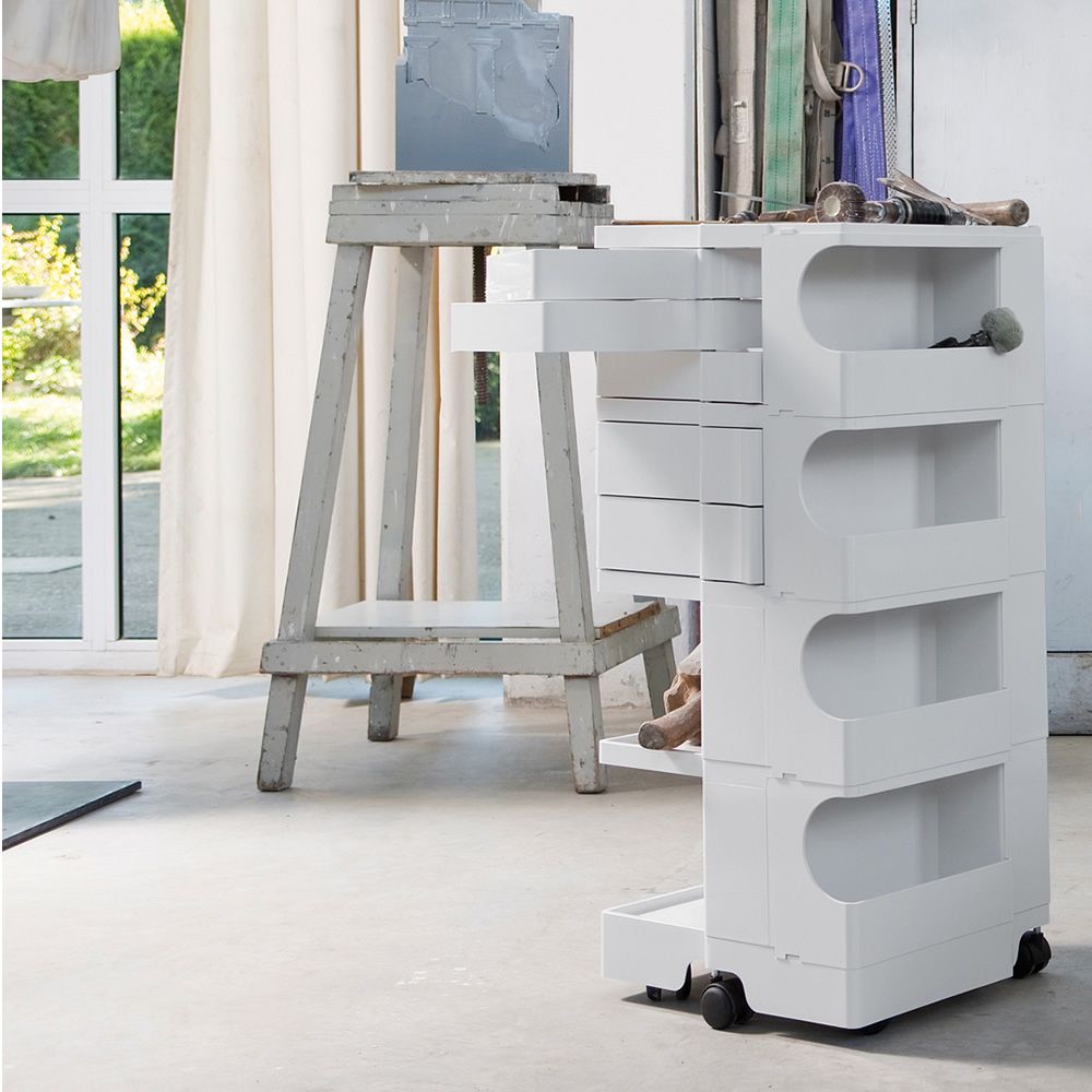Boby - Carrello contenitore di design B-Line, con cassetti e rotelle ...