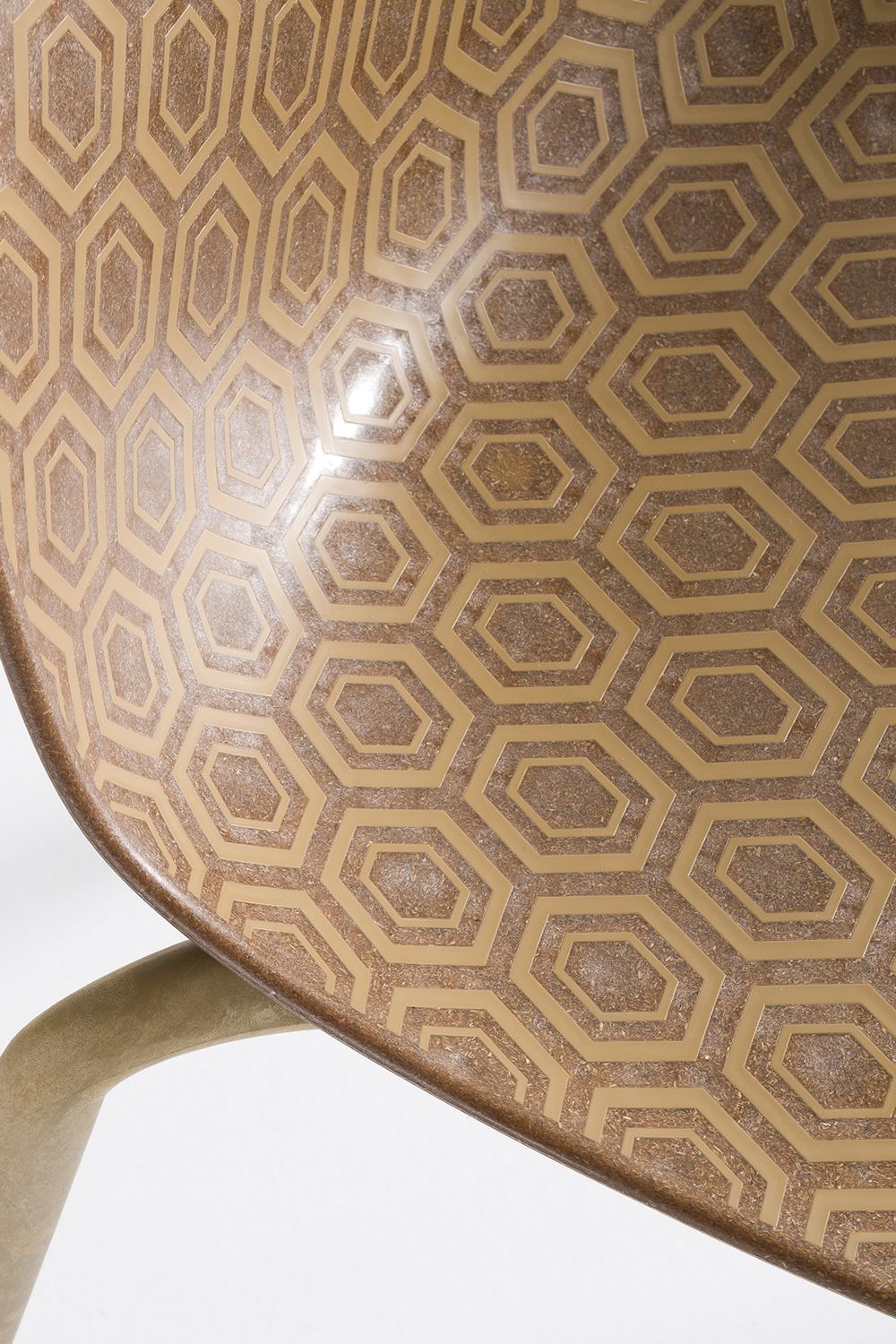 Alhambra Eco: Chaise design empilable, réalisée en materiau recyclé ...