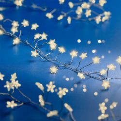 String O - Luminous string with LED stars, also for outdoors ...