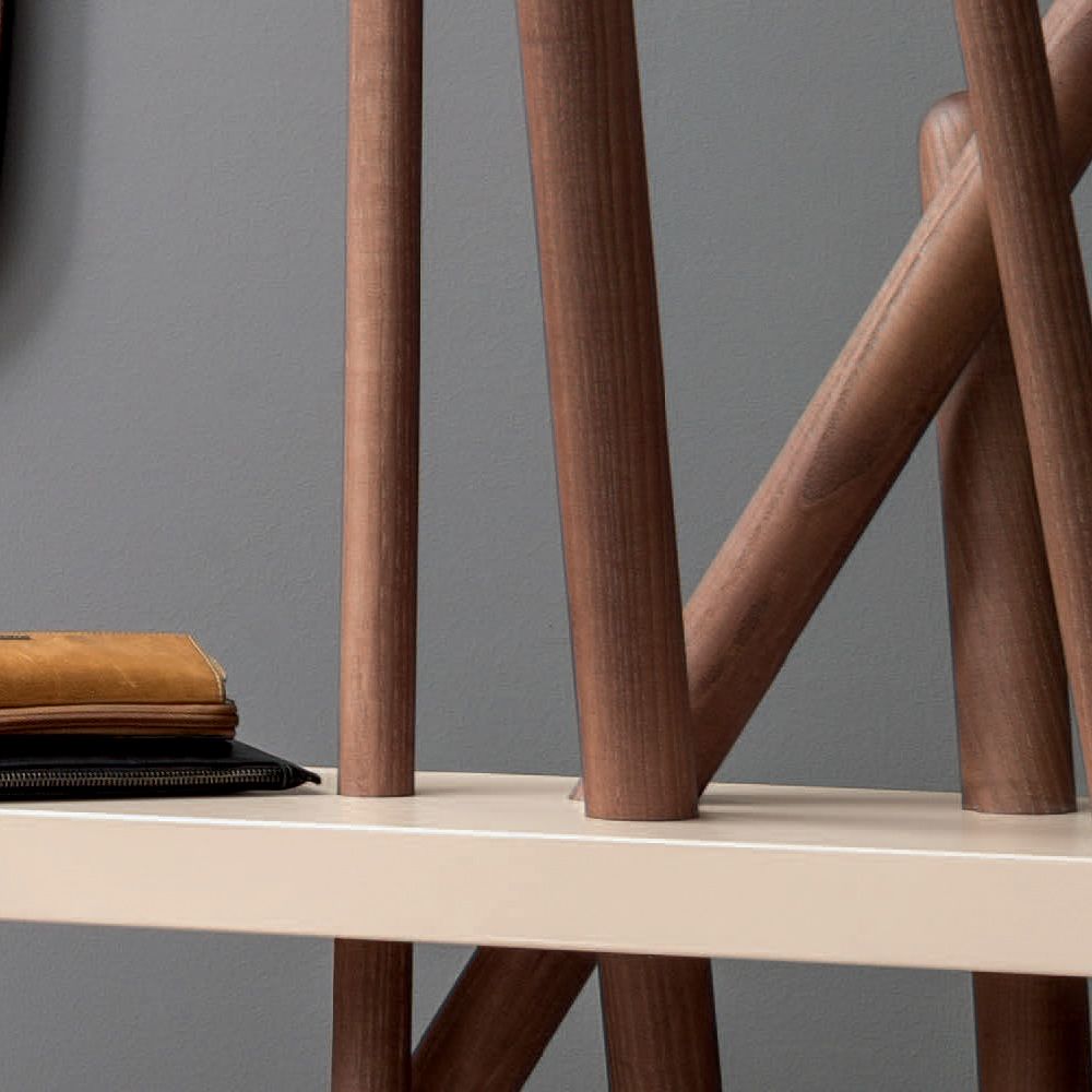 Wood 7419 - Tonin Casa coat hanger - console table made of wood, with ...