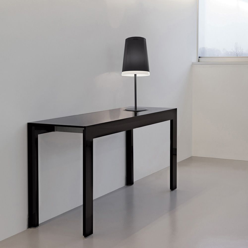 Matrix consolle: Designer Konsole/Tisch, aus Aluminium mit Glasplatte ...