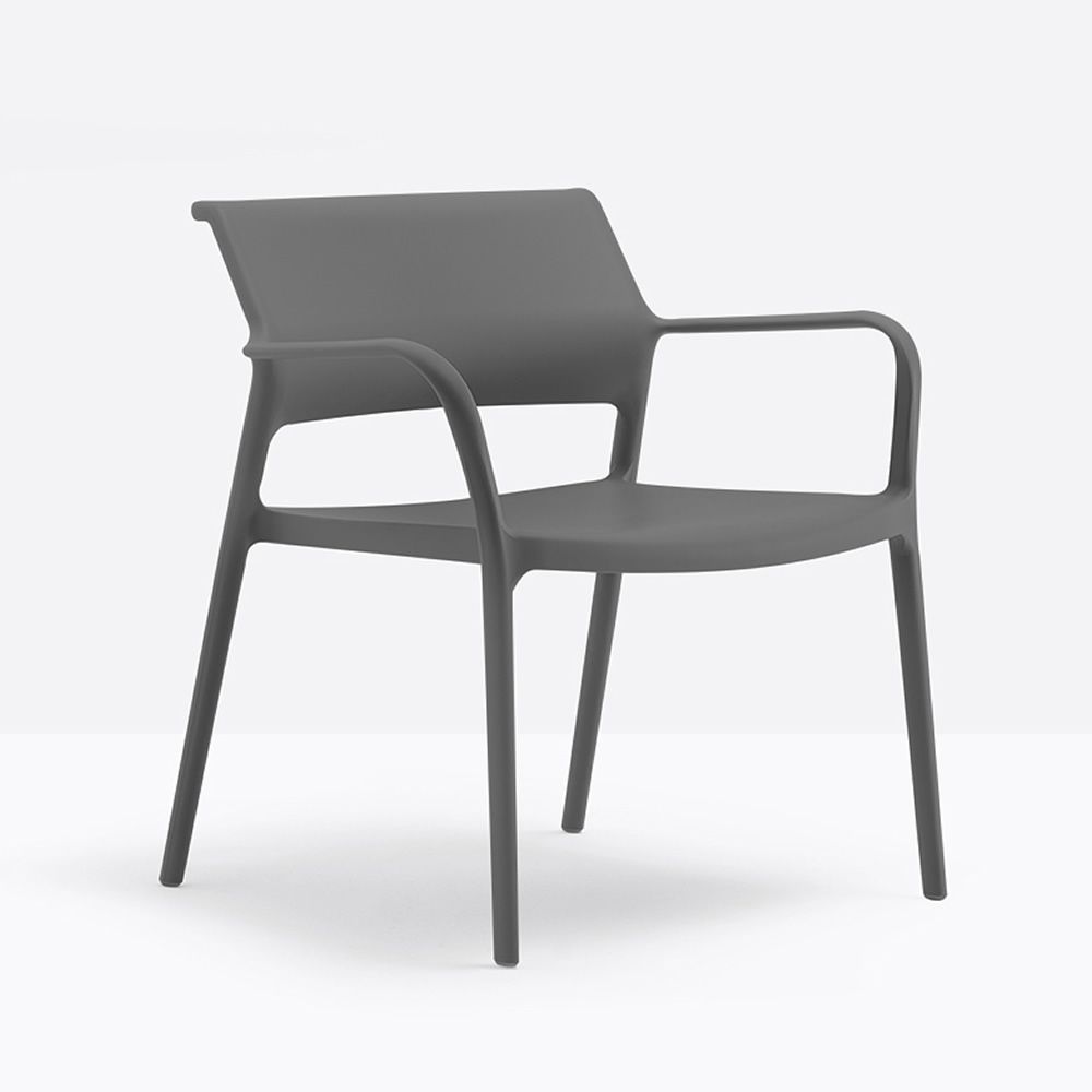 Ara Lounge: Stackable Pedrali lounge armchair in polypropylene ...