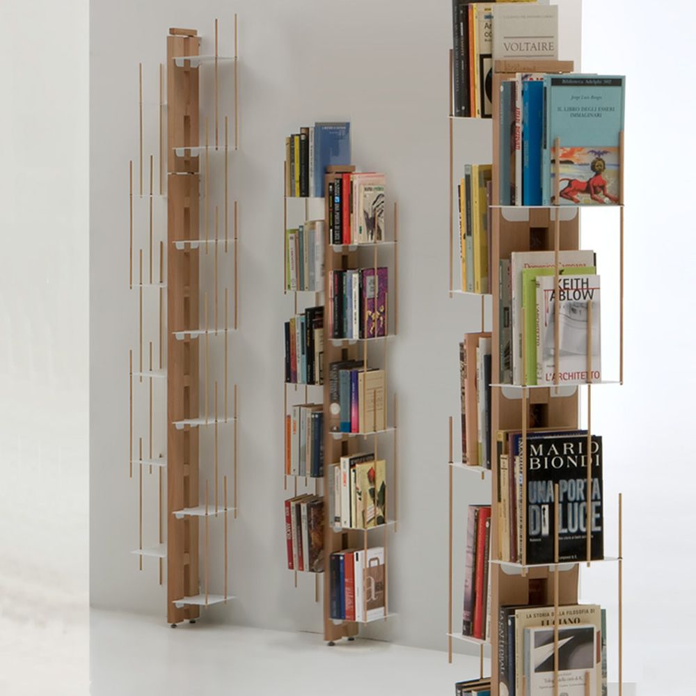 Zia Veronica P - Libreria di design, da terra fissata a parete, in ...