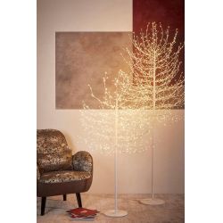 Beech - Long-trunk Christmas tree with LED lights, multiple colors ...
