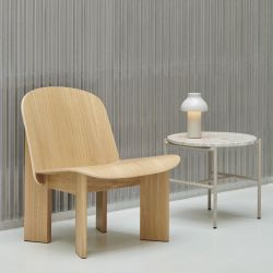 Chisel Lounge Chair - HAY design wooden lounge chair | Sediarreda.com