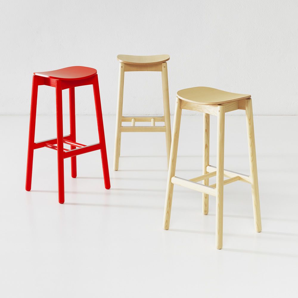 Nico Stool V2 - Sgabello alto in frassino, disponibile in diversi ...