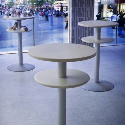 Double Table - High table with two tops, for outdoor | Sediarreda.com