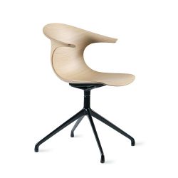 Loop Wood Swivel - Infiniti swivel aluminium chair, wooden seat, also ...
