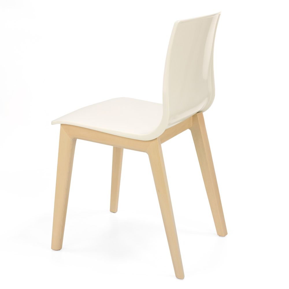 Smilla Tec 2841: Modern chair in beech wood, with technopolymer seat ...