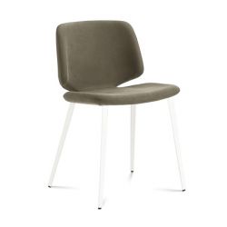 Style-M - Domitalia metal chair with padded seat and back | Sediarreda.com