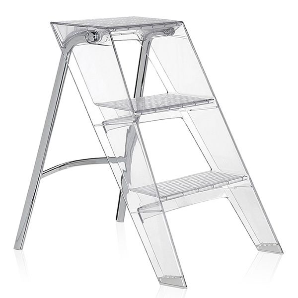 Upper - Scaletta pieghevole Kartell a tre gradini antiscivolo, in ...