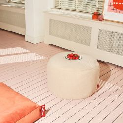 Point Large Sherpa - Fatboy Round Pouf, Ø 70 cm | Sediarreda.com